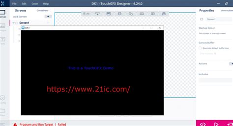 [stm32h7]【stm32h7s78 dk测评】运行touchgfx工程 csdn博客