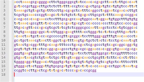 UDL Syntax Highlighting Non Delimited Keywords For Nucleotide Sequences Notepad Community