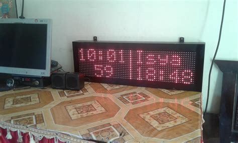 update membuat jam waktu sholat dengan p10 dan arduino nano rtc