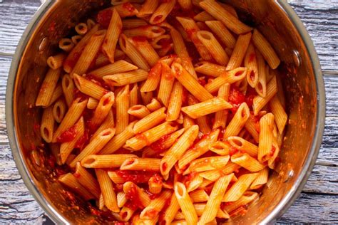 Penne All Arrabbiata Spicy Tomato Pasta Mission Food Adventure