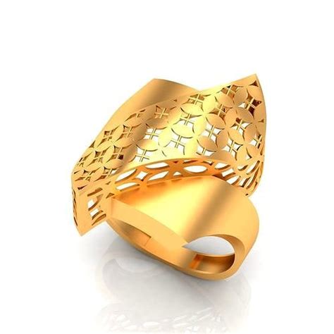 Arabic Jewelry Style Fusion Ring 3d Print Model 3d