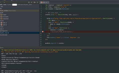 Nodejs Spotify Api Search Returning A 301 Stack Overflow