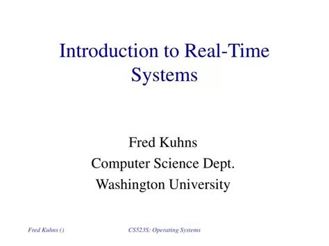ppt introduction to real time systems powerpoint presentation free