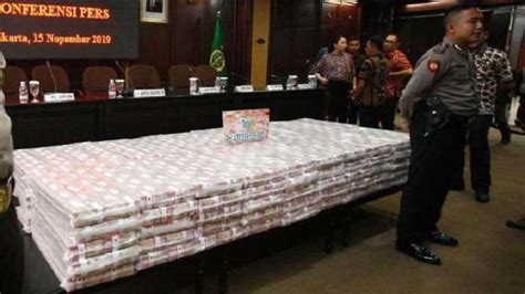 Kejagung Pamer Uang Koruptor Rp477 M Tender Batu Bara Kokos Jiang