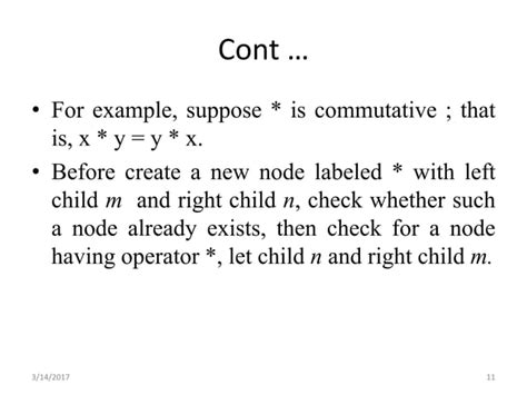 Optimization Of Basic Blocks Ppt