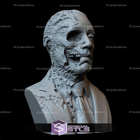 Bust Portrait STL Collection Gustavo Fring Face Off Version SpecialSTL