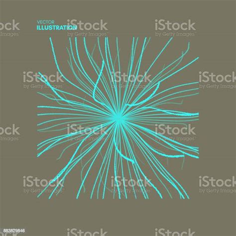 추상 과학 또는 기술 배경 동적 입자 배열입니다 벡터 일러스트입니다 3차원 형태에 대한 스톡 벡터 아트 및 기타 이미지 3차원 형태 가리기 가상현실 Istock