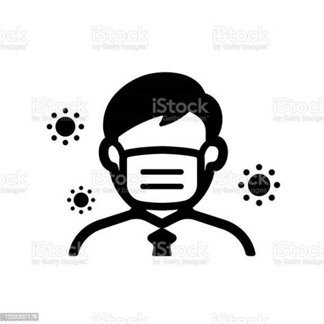 마스크 벡터 일러스트 아이콘 코로나바이러스 예방 보호 마스크에 대한 스톡 벡터 아트 및 기타 이미지 Istock