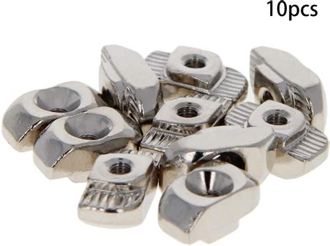 Buy Yinpecly Sliding T Slot Nuts M Half Round Roll In T Nut For Series Aluminum Extrusion