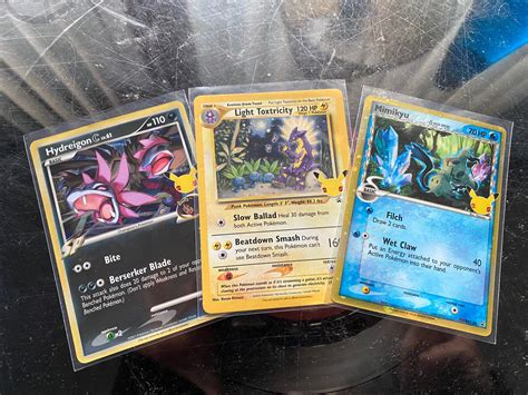 Mavin Mimikyu Light Toxtricity Hydreigon Pokemon Celebrations