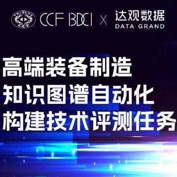 达观数据携手CCF BDCI举办第六届达观杯知识图谱自动化构建比赛 免费算力大放送 故障 智能 大赛