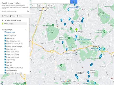 Dulwich Local History On Twitter Our LocalHistory Team Are Working On A List And A Map Of All