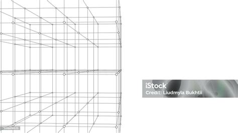 입자와 선이 있는 추상적인 공상과학 큐브 세계의 벡터 기술 네트워크 연결 글로벌 디지털 연결 Ai 와이어프레임 큐브 블록체인 암호화 입방체에 대한 스톡 벡터 아트 및 기타