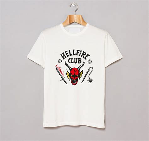 Stranger Things 4 Hellfire Club T Shirt Km