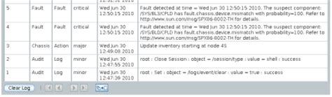How To Clear The System Event Log Using The Ilom Web Interface Sun Fire X4800 Server