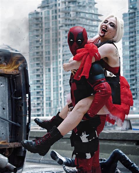 Cosplay Harley X Deadpool Cosplay Crossover Selfcollab Rdccomics