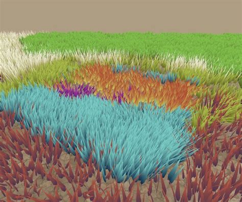 Artstation Unity Shader Cartoon Interactive Grass Urp Game Assets