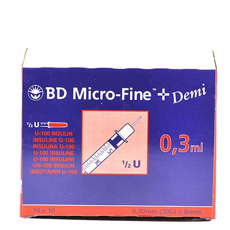 BD MicroFine+0,3ml Insulinsprø – Ugleapotek