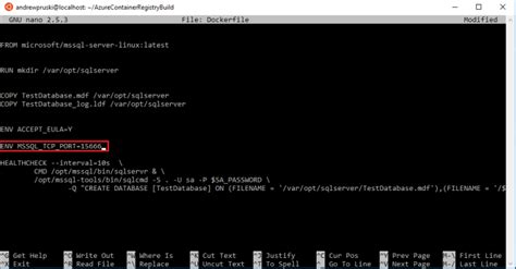 Creating Sql Images In Azure With Acr Build Part Two Dba From The Cold