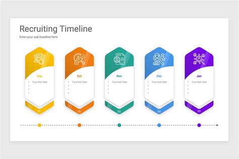 Recruiting Timeline Powerpoint Template Nulivo Market