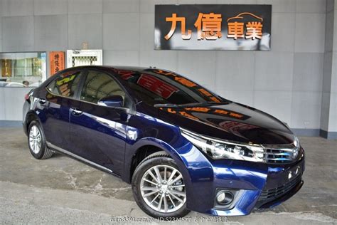 嚴選專區 Toyota豐田 Corolla Altis 保固中 豐田 G版 有天窗 影音 一手車 全車原版件 九億汽車