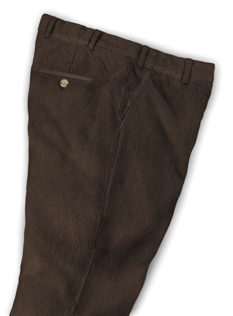 Dark Brown Corduroy Trousers 8 Wales Made To Measure Custom Jeans