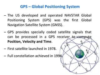 Global Positioning System PPT