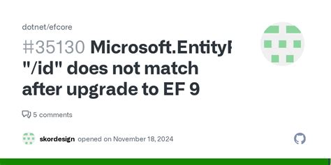 Microsoftentityframeworkcorecosmos Id Does Not Match After Upgrade