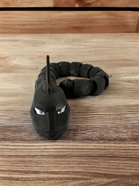 Flexible Onix 3d Print Pokemon Onix Character Decoration Etsy