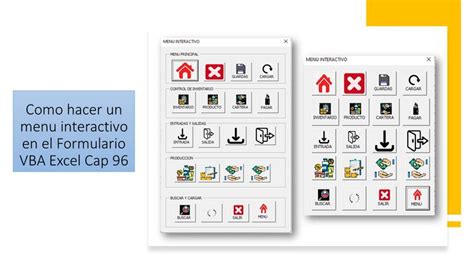 Como Hacer Un Menu Interactivo En El Formulario Vba Excel Cap 96