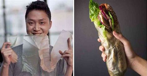La alternativa al plástico Joven creó envolturas biodegradables hechas de algas Un