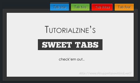 21 Amazing Jquery Tabs Collection Blogger Tips And Tricks