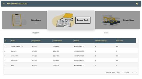 Dharun Prakash J A On Linkedin Librarymanagement Nfc Automation Twilio Reactjs Materialui