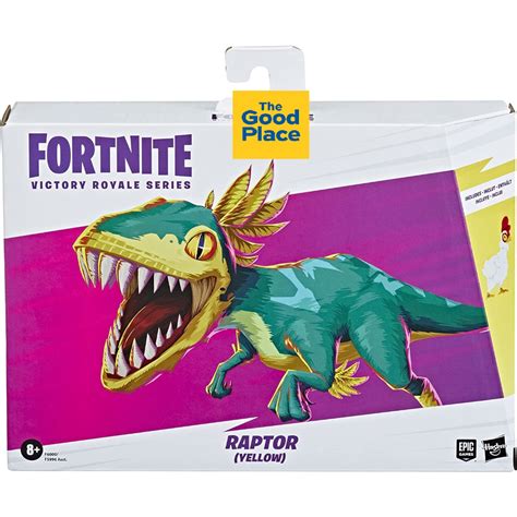 Hasbro Fortnite Victory Royale Series Raptor Dinosaur Yellow With