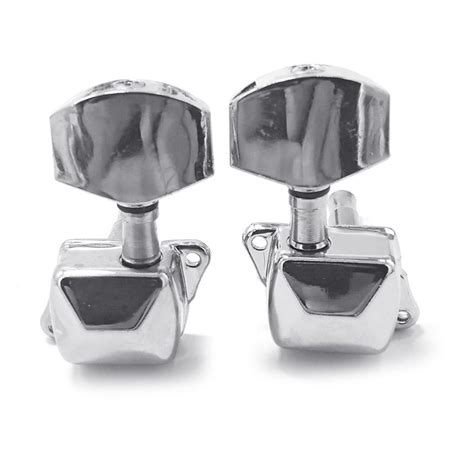 Rixton 3r3l Guitar String Tuning Pegs 6pcs Metal Semi Closed Guitar String Button Tuner Guitar