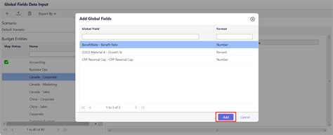 Using Global Fields