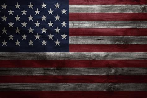 Bandeira americana dos eua 4 de julho dia da independência Foto Premium