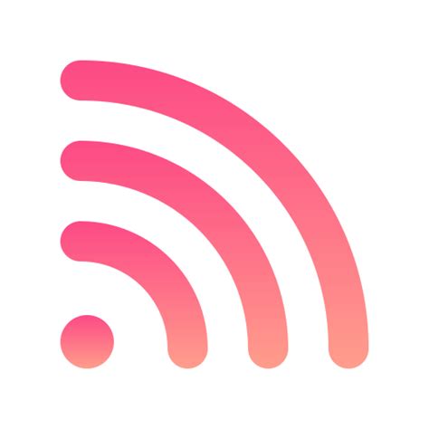 Rss Generic Gradient Outline Icon