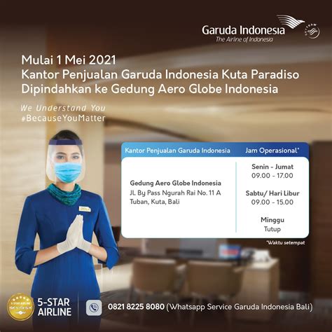 Saat Ini Kantor Penjualan Garuda Garuda Indonesia