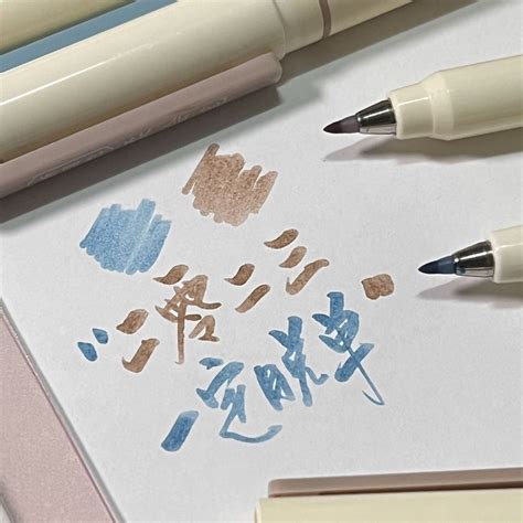 現貨☀ 刷題筆 ☀ 柔繪筆brush高顏值秀麗筆軟頭學生書法筆小楷彩色手賬筆ds827 蝦皮購物