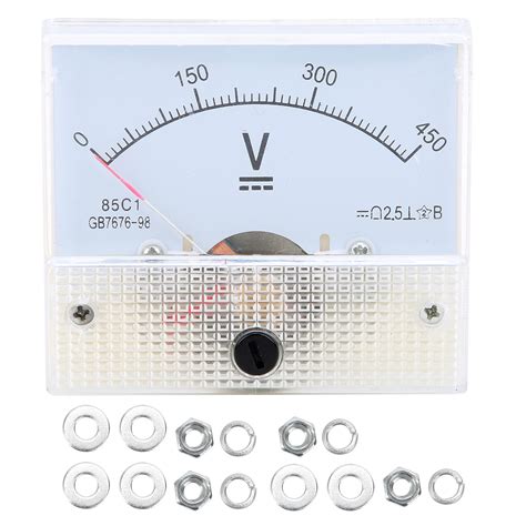 Pointer Dc Voltmeter 0450v Voltage Meter Gauge Circuit Measuring