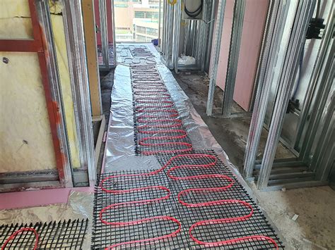 바닥 난방용 열선 시공사진 시공사진 라온시스템