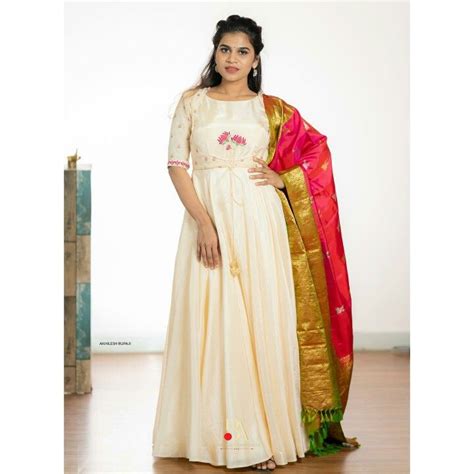 Pin By Almeenaprabhu On Half Saree Lehenga And Long Gown Long Gown