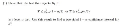 Solved Problem Let X Xn be i i d N μ σ with μ and Chegg com