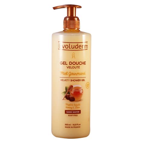 ევოლუდერმი შხაპის გელი Miel 500მლ ავერსი