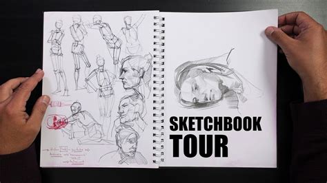 My Anatomy Sketchbook Tour Youtube