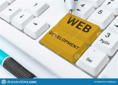 writing displaying text web development business concept work involved in developing a website