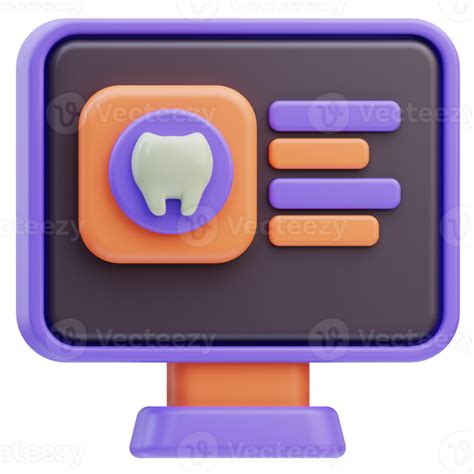 data x ray dental 3d illustration 24124922 png
