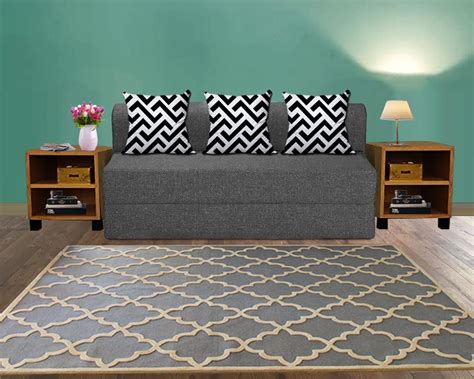 Buy Dr Smith Sofa Cum Bed Three Seater 5x6 Feet With Three