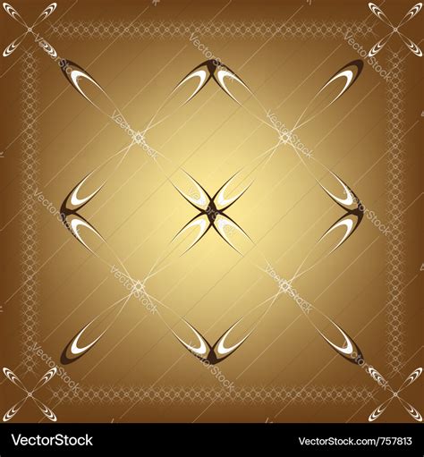 Elegant Scroll Frame Decoration Royalty Free Vector Image